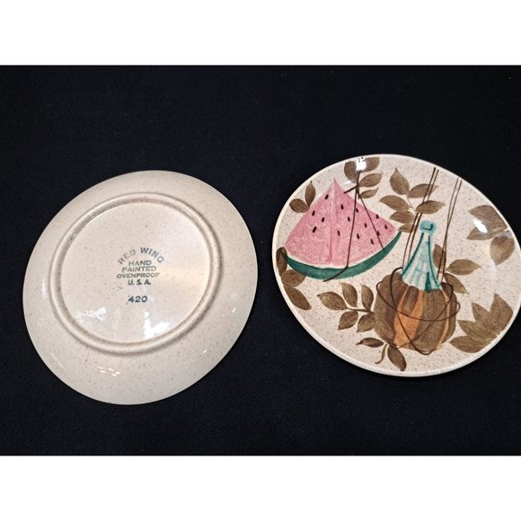 Red Wing | Dining | Red Wing Tampico Watermelon Mid Century Vintage ...